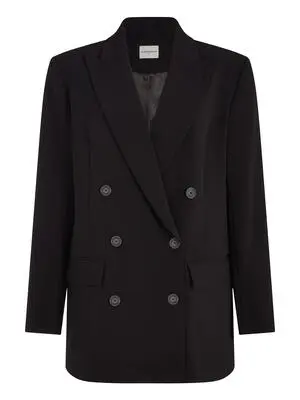 Claudie Pierlot Tailored Double-breasted Blazer - Black