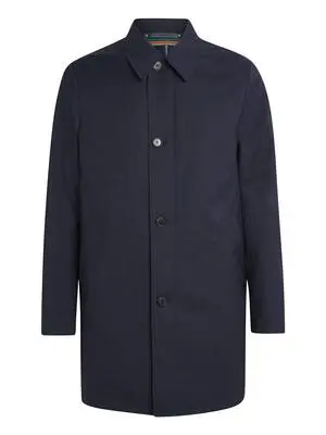 Paul Smith Wool Mac With Gilet - Navy