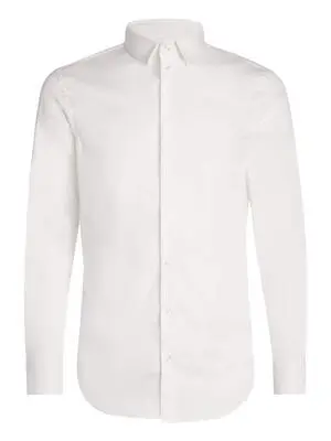 Emporio Armani Cotton-blend Shirt - White