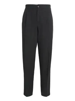 Isaia Wool-blend Pleated Trousers - Green