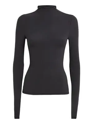 SKIMS Fits Everybody Rollneck Top - Black