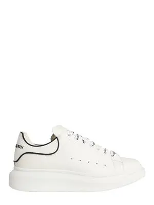 Alexander McQueen Leather Oversized Sneakers - White