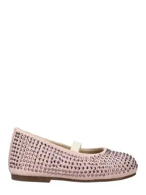 BABYWALKER Crystal-embellished Mary Janes - Pink