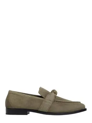 Bottega Veneta Astaire Suede Loafers - Green