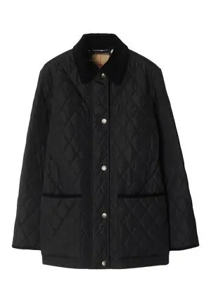 Burberry Quilted Barn Jacket - Black