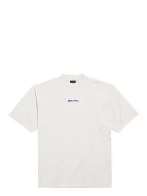 Balenciaga Cotton Logo T-shirt - Gold