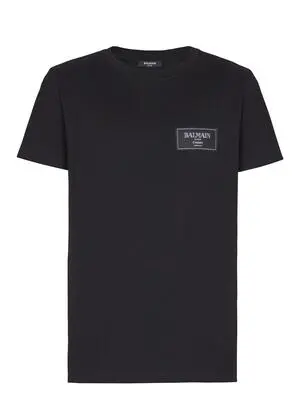 Balmain Cotton Logo T-shirt - Black