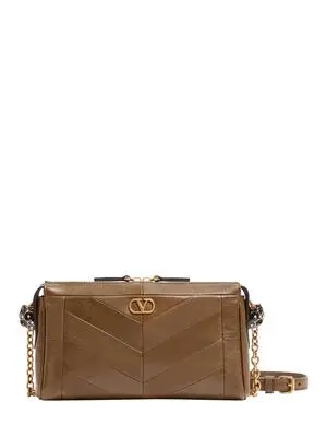 Valentino Garavani Small Panthea Shoulder Bag - Brown