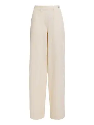 Max & Co. Corduroy Wide-leg Trousers - White