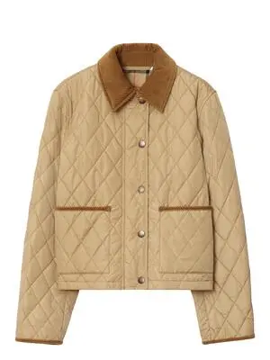 Burberry Quilted Field Jacket - Beige