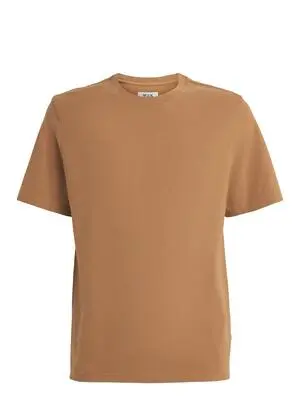 WAX LONDON Organic Cotton Dean T-shirt - Beige