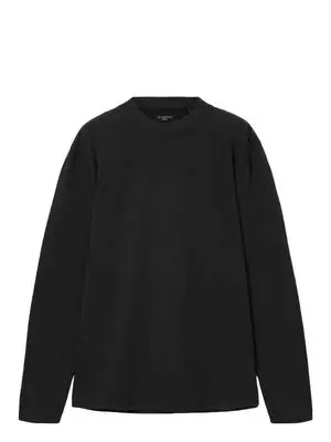 ALLSAINTS Organic Cotton Long-sleeve Nero T-shirt - Black