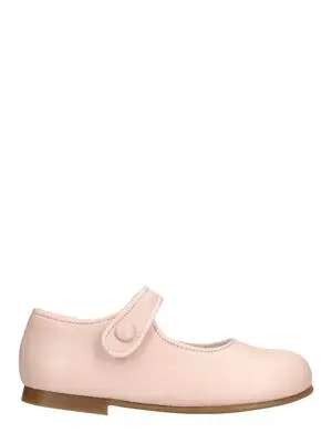PAPOUELLI Leather Catalina Mary Janes - Pink