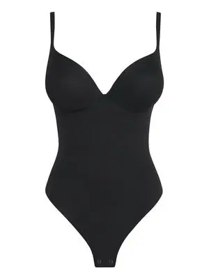SKIMS Ultimate Body Thong Bodysuit - Black