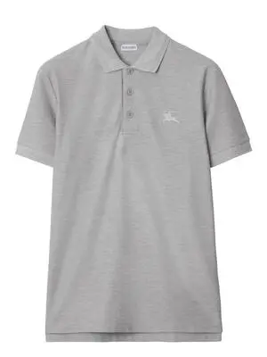 Burberry Cotton Ekd Polo Shirt - Grey