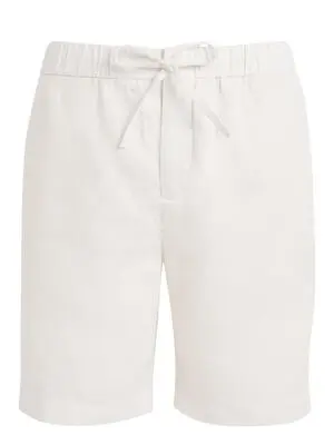 Frescobol Carioca Felipe Linen-cotton Shorts - White