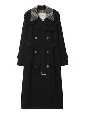 Burberry Long Castleford Trench Coat - Black