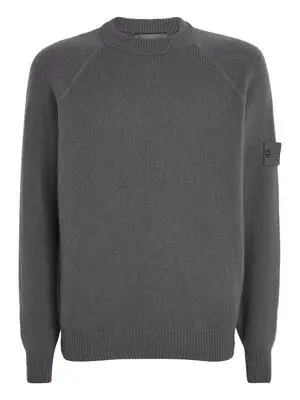 Stone Island Cashmere Crew-neck Sweater - Grey
