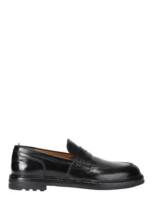 Officine Creative Leather Sax Flexi Loafers - Black