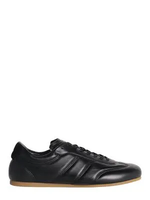 LEMAIRE Leather Runner Sneakers - Black