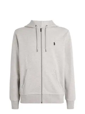 Polo Ralph Lauren Polo Pony Zip-up Hoodie - Grey