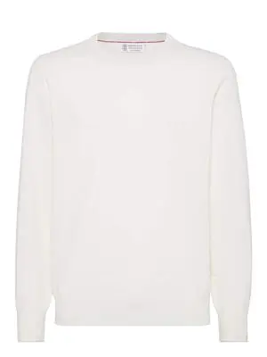 Brunello Cucinelli Cashmere Sweater - White