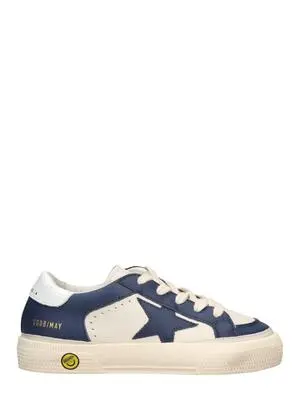 GOLDEN GOOSE May Leather Sneakers - White