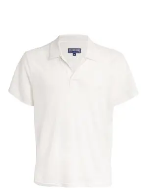 Vilebrequin Linen Pyramid Polo Shirt - White