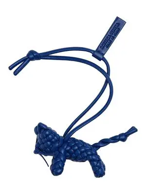 Bottega Veneta Intrecciato Cat Charm - Blue