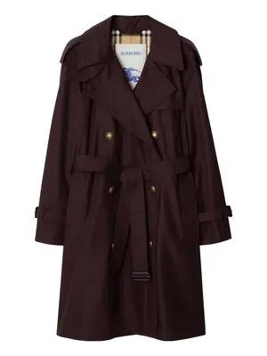 Burberry Castleford Mid-length Trench Coat - Red