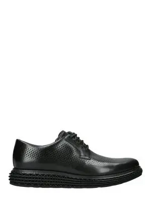 Cole Haan Leather Øriginalgrand Skyweave Oxford Sneakers - Black