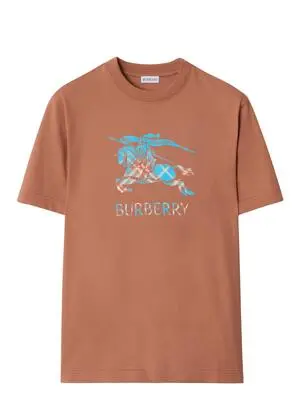 Burberry Cotton Ekd T-shirt - Brown