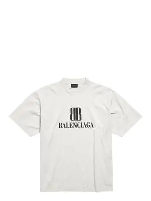 Balenciaga Cotton Nano Bb T-shirt - White