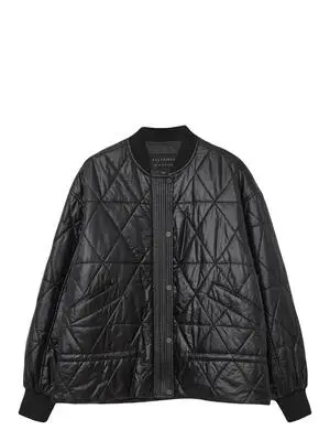 ALLSAINTS Quilted Alii Bomber Jacket - Black