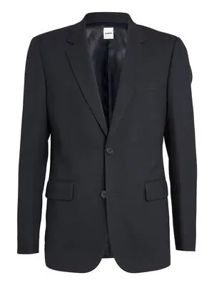 Sandro Wool Suit Jacket - Midnight Navy