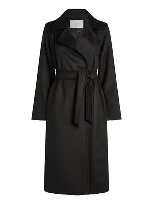 Max Mara Manuela Belted Coat - Black