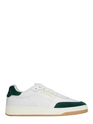 Saint Laurent Leather Sl/61 Sneakers - White