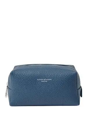 ASPINAL OF LONDON Medium Leather London Cosmetic Case Green