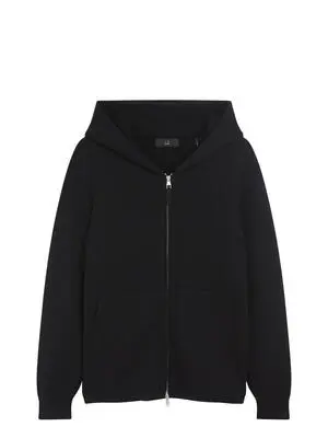 Dunhill Cotton-cashmere Zip-up Hoodie - Navy