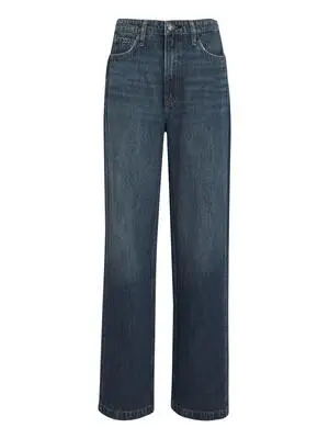 Rag & Bone Logan Mid-rise Wide-leg Jeans - Blue