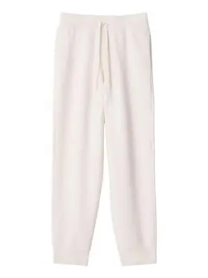 Burberry Cashmere-blend Sweatpants - White