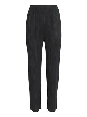 Issey Miyake Thicker Bottoms Pleated Trousers - Black