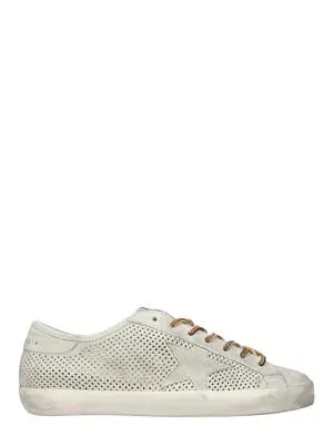 GOLDEN GOOSE Suede Super-star Sneakers - Grey