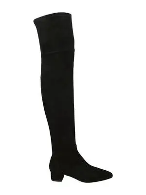 AQUAZZURA Suede Remi Over-the-knee Boots - Black