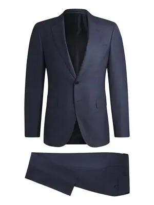 BOSS Virgin Wool-silk 2-piece Suit - Blue