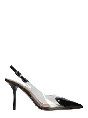 Alaïa Coeur Slingback Pumps 90 - Black