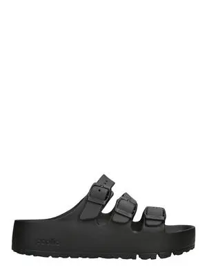 BIRKENSTOCK Florida Flex Platform Sandals - Black