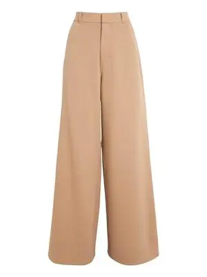 Max Mara Jersey Wide-leg Trousers - Beige