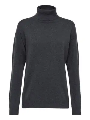 Brunello Cucinelli Cashmere High-neck Sweater - Black