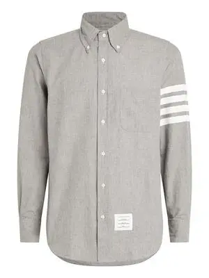 Thom Browne 4-bar Stripe Shirt - Grey